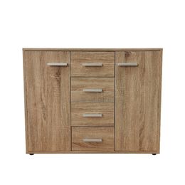 HTI-Living Sideboard Nina mit 4 Schubladen Sonoma