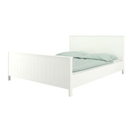 Steens Landhaus Doppelbett 180x200 weiß Ehe Bett Bettgestell Bettrahmen Holz Gästebett