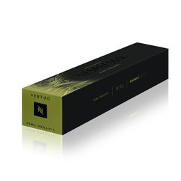 Nespresso Peru Organic Vertuo Line 10 Espresso Kaffeekapseln Grün 40 ml Fruchtig