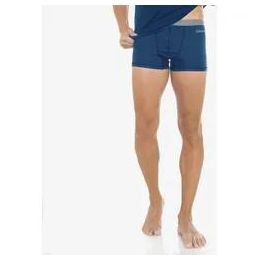 Schöffel Funktionshose SCHÖFFEL "Merino Sport Boxershorts M", Damen, Gr. XL, Normalgrößen, blau (8540, blau), Oberstoff : 43% Lyocell 34% Wolle 23% Nylon, sportlich, Hosen Boxershort Funktionsunterhose