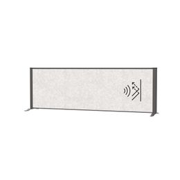 Maul Sideboard-Trennwand Maulconnecto 160x50cm Akustik hell