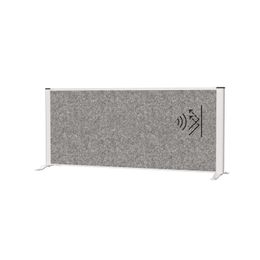 Maul Sideboard-Trennwand Maulconnecto 120x50 cm Akustik dunkel