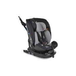Cangaroo Kindersitz Gravity i-Size (40-150cm) Sitz drehbar, Kopfst&uuml;tze, Isofix grau