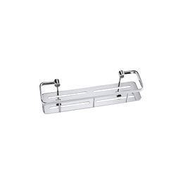 Brillantbad BYTRO Seifenkorb Messing Chrom poliert 110x400x75 mm f&uuml;r Bad & WC >> zum Bohren