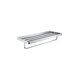 Brillantbad BOLO Handtuchablage Messing Chrom poliert 600x108x255 mm f&uuml;r Bad & WC >> zum Bohren
