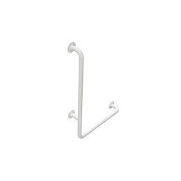 Brillantbad BELP Haltegriff Links Eisen Wei&szlig; mit Abdeckung 630x890x110 mm, 120 kg Traglast f&uuml;r Bad & WC >> zum Bohren