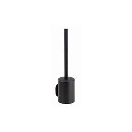 Brillantbad BEASY WC-B&uuml;rstengarnitur Edelstahl Kunststoff Schwarz 97x80x355 mm f&uuml;r Bad & WC >> zum Kleben