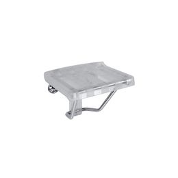 Brillantbad BELP Duschklappsitz Edelstahl poliert Kunststoff 380x460x555 mm, 160 kg Traglast f&uuml;r Bad & WC >> zum Bohren
