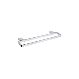 Brillantbad BIA Doppelhandtuchhalter Messing Chrom 500x22x132 mm f&uuml;r Bad & WC >> zum Bohren