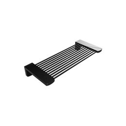 Brillantbad BARK Duschablage Messing Schwarz 110x270x40 mm f&uuml;r Bad & WC >> zum Bohren