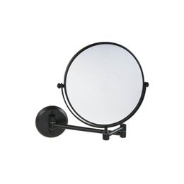 Brillantbad BARK Kosmetikspiegel Doppelseitig Messing Glas Schwarz 430x230x300 mm f&uuml;r Bad & WC >> zum Bohren