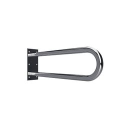 Brillantbad BELP St&uuml;tzgriff in U-Form Edelstahl poliert 100x250x616 mm, 120 kg Traglast f&uuml;r Bad & WC >> zum Bohren
