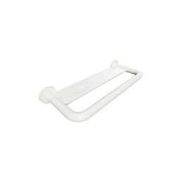 Brillantbad BELP Griff Eisen Wei&szlig; mit Abdeckung 580x80x220 mm, 120 kg Traglast f&uuml;r Bad & WC >> zum Bohren