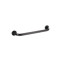 Brillantbad BELP Haltegriff Eisen Gummi Schwarz 106x680x80 mm, 120 kg Traglast f&uuml;r Bad & WC >> zum Bohren
