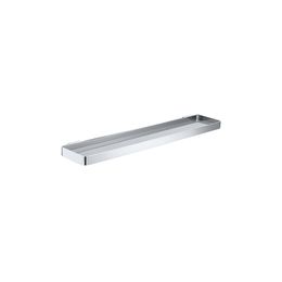 Brillantbad BOLO Glasablage Messing Glas Chrom poliert 500x25x110 mm f&uuml;r Bad & WC >> zum Bohren