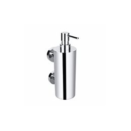 Brillantbad BOMEGA Seifenspender Messing Chrom poliert 70x230x110 mm, 550 ml f&uuml;r Bad & K&uuml;che >> zum Bohren oder Kleben*