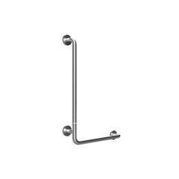 Brillantbad BELP Duschgriff Steckbar Links Edelstahl geb&uuml;rstet mit Abdeckung 110x630x890 mm, 120 kg Traglast f&uuml;r Bad & WC >> zum Bohren