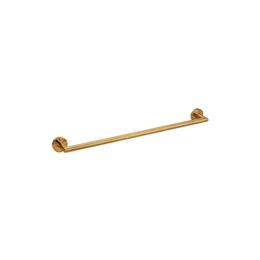 Brillantbad BABLO Handtuchhalter Messing Gold matt 65x655x55 mm f&uuml;r Bad & K&uuml;che >> zum Bohren oder Kleben*