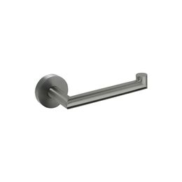 Brillantbad BAPHIT Papierrollenhalter ohne Deckel Messing Metallic Grau matt 70x175x55 mm f&uuml;r Bad & WC >> zum Bohren