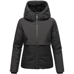 Navahoo Damen Winterjacke Recyceltes gef&uuml;tterte Outdoor Jacke Kapuze & Stehkragen Liebesk&uuml;ken