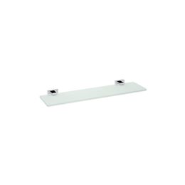 Brillantbad BASA Glasablage Messing Milchglas Chrom 520x35x139 mm f&uuml;r Bad & WC >> zum Bohren
