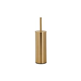 Brillantbad BABLO WC-B&uuml;rstengarnitur Messing Gold matt 105x95x380 mm f&uuml;r Bad & WC >> zum Bohren