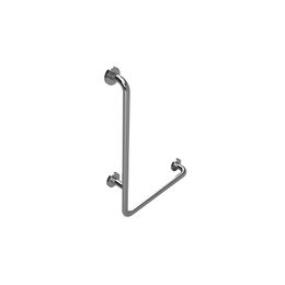 Brillantbad BELP Haltegriff Links Edelstahl poliert mit Abdeckung 630x680x110 mm, 120 kg Traglast f&uuml;r Bad & WC >> zum Bohren