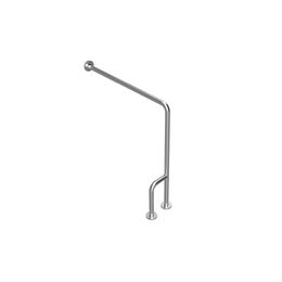 Brillantbad BELP St&uuml;tzgriff Links Edelstahl geb&uuml;rstet mit Abdeckung 230x866x840 mm, 120 kg Traglast f&uuml;r Bad & WC >> zum Bohren