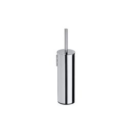 Brillantbad BOMEGA WC-B&uuml;rstengarnitur B&uuml;rste Wei&szlig; Messing Chrom poliert 95x390x105 mm f&uuml;r Bad & WC >> zum Bohren