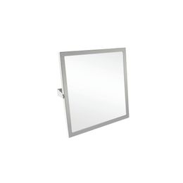 Brillantbad BELP Kippspiegel Edelstahl geb&uuml;rstet 600x600x120 mm f&uuml;r Bad & WC >> zum Bohren