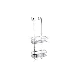 Brillantbad BYTRO Doppelseifenkorb Edelstahl Messing poliert 205x250x705 mm f&uuml;r Bad & WC >> zum Einh&auml;ngen