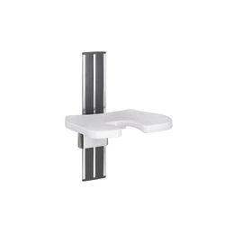 Brillantbad BELP Duschklappsitz Aluminium Chrom Kunststoff Wei&szlig; 360x670x425 mm, 150 kg Traglast f&uuml;r Bad & WC >> zum Bohren