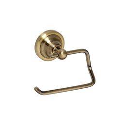 Brillantbad BETRO BRONZE Papierrollenhalter ohne Deckel Messing Bronze 135x100x90 mm f&uuml;r Bad & WC >> zum Bohren