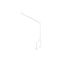 Brillantbad BELP St&uuml;tzgriff Links Steckbar Eisen Wei&szlig; 840x225x866 mm, 120 kg Traglast f&uuml;r Bad & WC >> zum Bohren