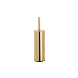 Brillantbad BILLO WC-B&uuml;rstengarnitur Messing Gold poliert 105x95x380 mm f&uuml;r Bad & WC >> zum Bohren