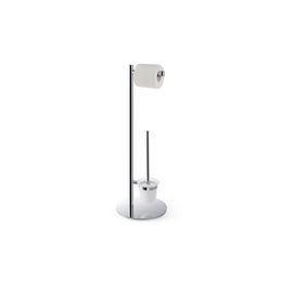 Brillantbad BOMEGA Papierrollenhalter Messing Chrom poliert 250x730x250 mm f&uuml;r Bad & WC >> Freistehend anwendbar