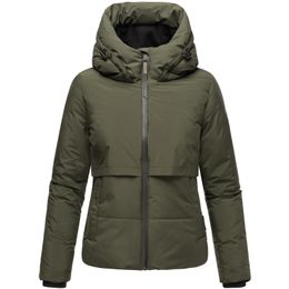 Navahoo Damen Winterjacke Recyceltes gef&uuml;tterte Outdoor Jacke Kapuze & Stehkragen Liebesk&uuml;ken