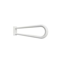 Brillantbad BELP St&uuml;tzgriff in U-Form Eisen Wei&szlig; mit Abdeckung 103x253x916 mm, 120 kg Traglast f&uuml;r Bad & WC >> zum Bohren