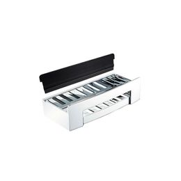 Brillantbad BYTRO Seifenkorb Edelstahl Kunststoff poliert 115x225x63 mm f&uuml;r Bad & WC >> zum Bohren