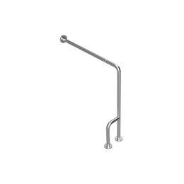 Brillantbad BELP St&uuml;tzgriff Links Steckbar Edelstahl geb&uuml;rstet mit Abdeckung 840x230x866 mm, 120 kg Traglast f&uuml;r Bad & WC >> zum Bohren