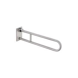 Brillantbad BELP St&uuml;tzklappgriff in U-Form abnehmbar Edelstahl geb&uuml;rstet mit Abdeckung 120x225x829 mm, 120 kg Traglast f&uuml;r Bad & WC >> zum Bohren