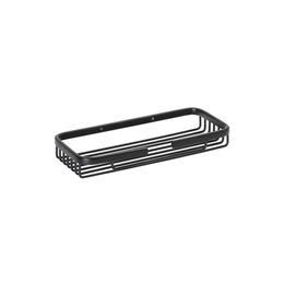 Brillantbad BYTRO Seifenkorb Messing Schwarz 100x230x30 mm f&uuml;r Bad & WC >> zum Bohren