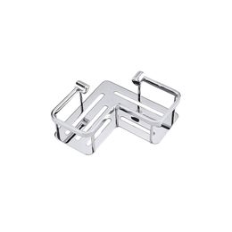 Brillantbad BYTRO Eckseifenkorb Messing Chrom poliert 210x285x75 mm f&uuml;r Bad & WC >> zum Bohren