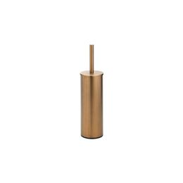 Brillantbad BAMBER WC-B&uuml;rstengarnitur Messing Gold Kupfer matt 95x342x105 mm f&uuml;r Bad & WC >> zum Bohren