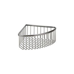 Brillantbad BAPHIT Eckseifenkorb Messing Metallic Grau matt 265x90x205 mm f&uuml;r Bad & K&uuml;che >> zum Bohren