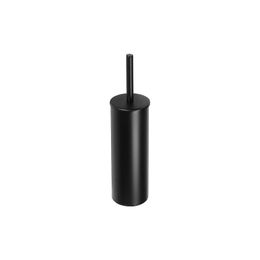 Brillantbad BARK WC-B&uuml;rstengarnitur Messing Schwarz stehend oder h&auml;ngend 95x380x105 mm f&uuml;r Bad & WC >> zum Bohren oder Freistehend anwendbar