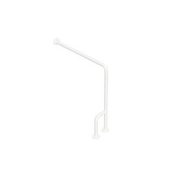 Brillantbad BELP St&uuml;tzgriff Links Eisen Wei&szlig; mit Abdeckung 230x866x840 mm, 120 kg Traglast f&uuml;r Bad & WC >> zum Bohren