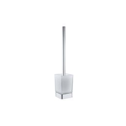 Brillantbad BOLO WC-B&uuml;rstengarnitur h&auml;ngend Messing Glas Chrom poliert 83x390x93 mm f&uuml;r Bad & WC >> zum Bohren