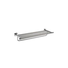 Brillantbad BASI Handtuchablage Messing Chrom poliert 656x105x216 mm f&uuml;r Bad & WC >> zum Bohren