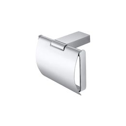 Brillantbad BIA Papierrollenhalter mit Deckel Messing Chrom 130x95x90 mm f&uuml;r Bad & WC >> zum Bohren